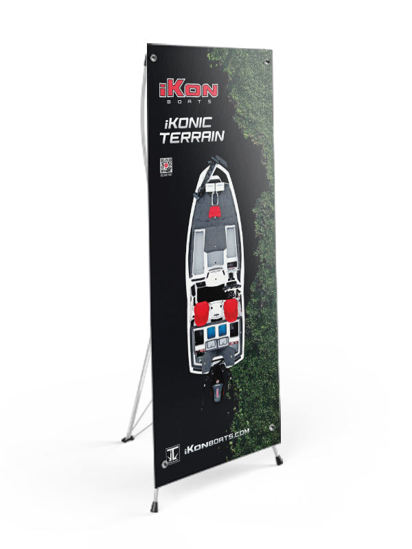 POP UP VERTICAL BANNER - IKONIC TERRAIN – FLIKR FISHING